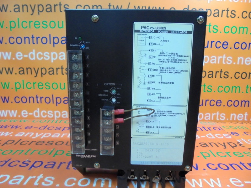 SHIMADEN PAC-25 - PLC DCS SERVO Control MOTOR POWER SUPPLY IPC ROBOT